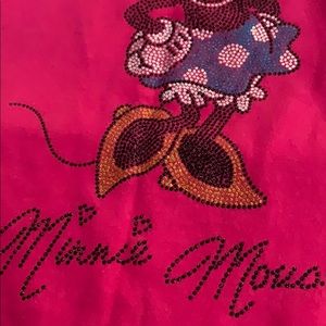 Disney | Shirts & Tops | Disney Store Minnie Mouse Glitter Xs Girls ...